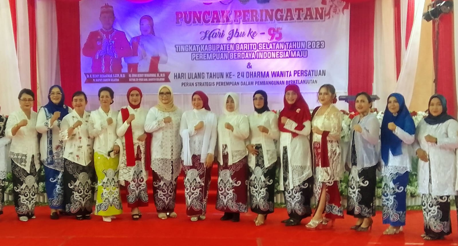 Mengangkat Batik Piring Malawen Khas Barsel Pada Hari Ibu dan DWP ...